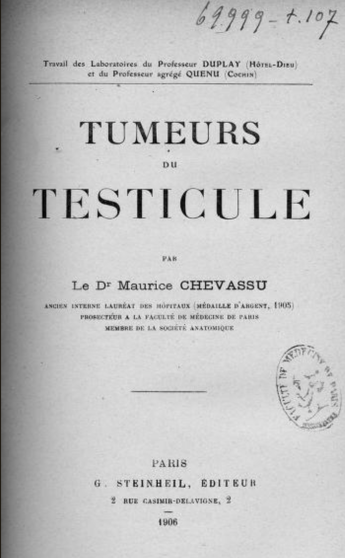 Chevassu Medal | The British Association of Urological Surgeons Limited